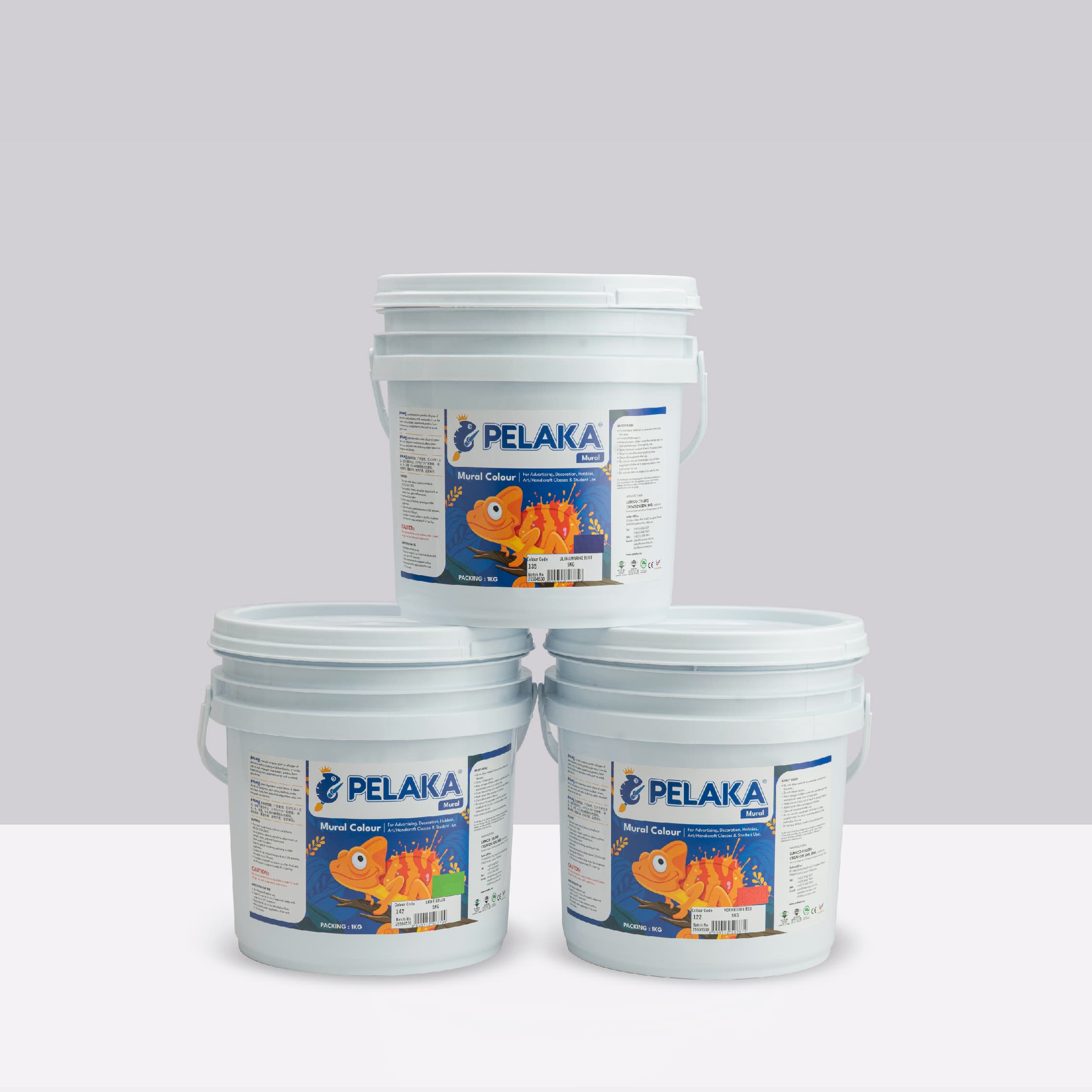 Pelaka Mural Colour Paint – 5kg – Pelaka